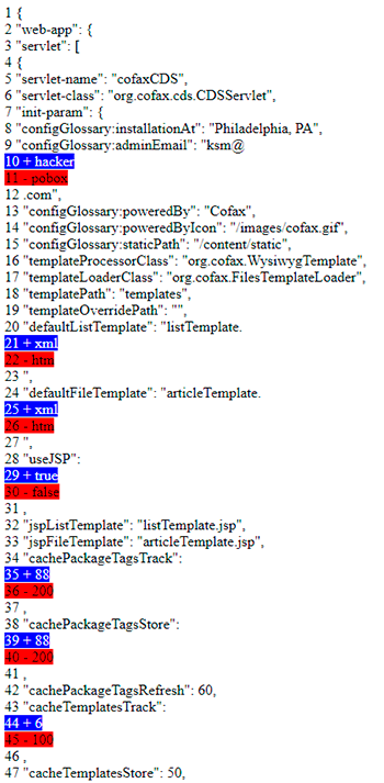 How To compare Json Files Applying Or Rejecting Changes Documentation